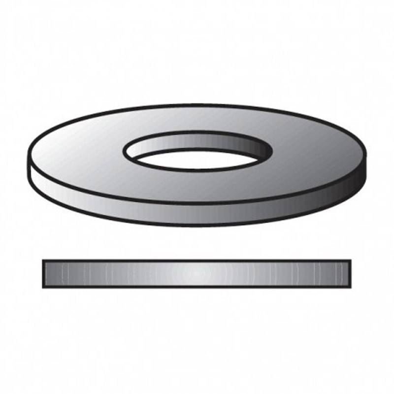 RODELA PLANA GALVANIZADA PULGADAS